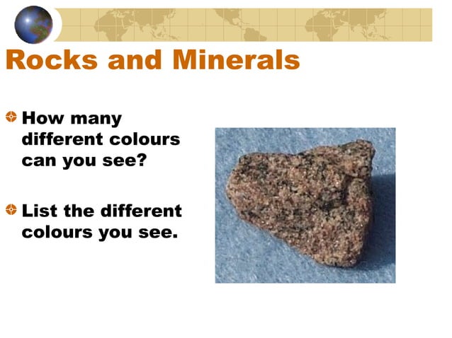 The Earth’s Crust #1 Rocks and Minerals.ppt