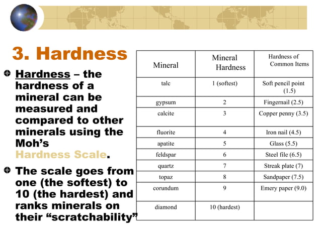 The Earths Crust #2 Mineral Identification | PPT | Geology | Science