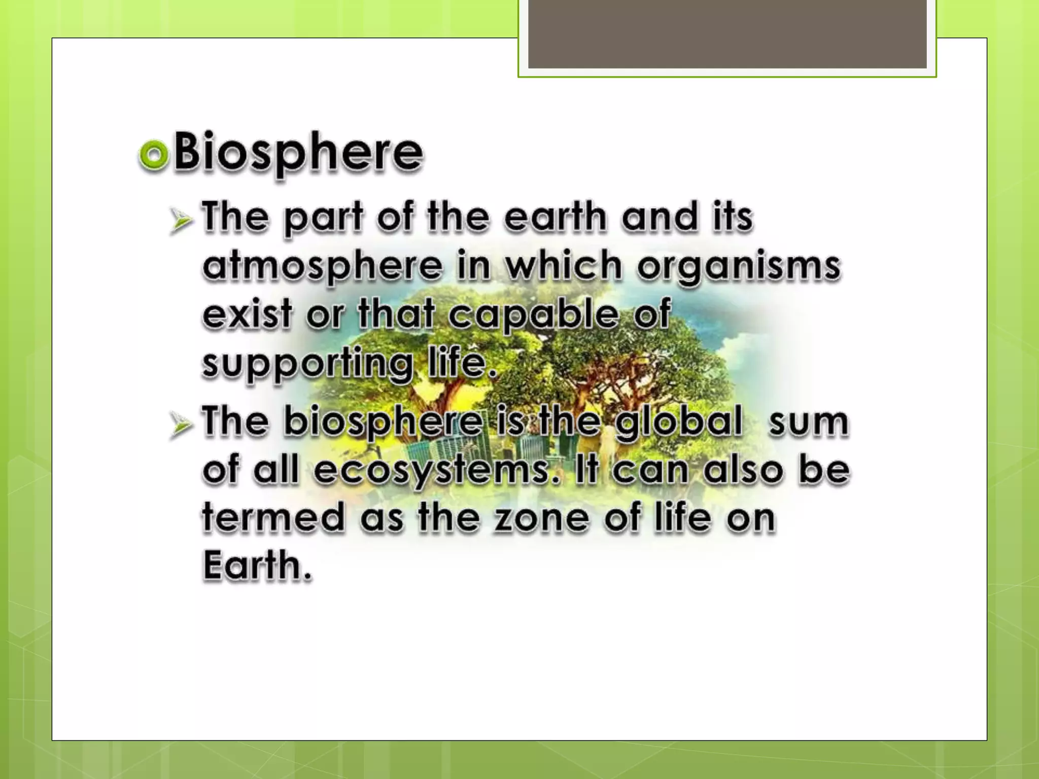 The earth's four spheres | PPT