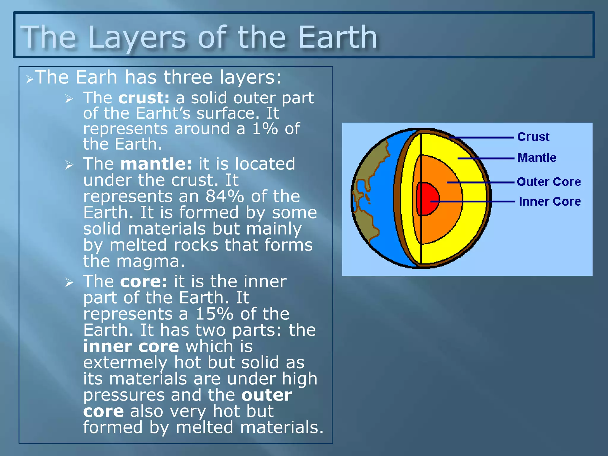 The Earth's Inner and Outer Structure | PPTX