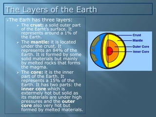 The Earth's Inner and Outer Structure | PPTX