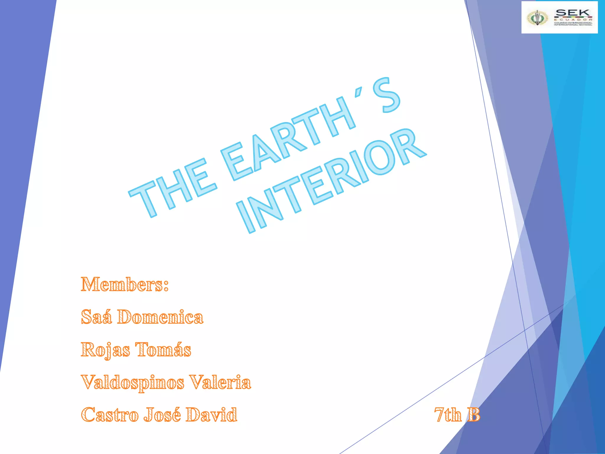 The Earth´s Interior | PPTX