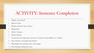 THE EARTH’S INTERNAL HEAT & MAGMATISM.pptx