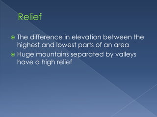 The earth’s surface | PPTX