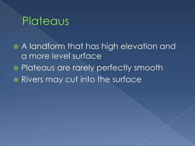 The earth’s surface | PPT