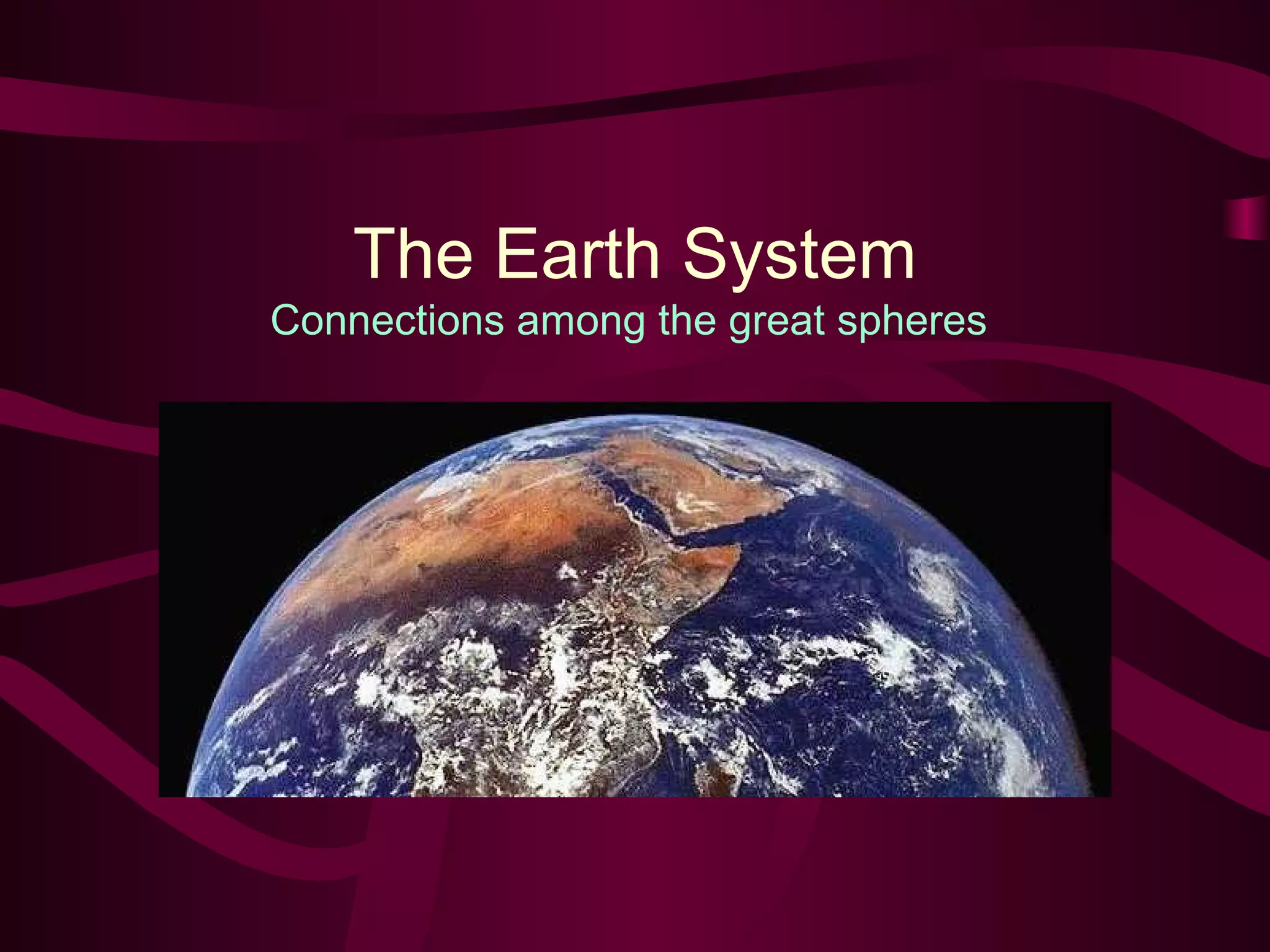 The earth system | PPT