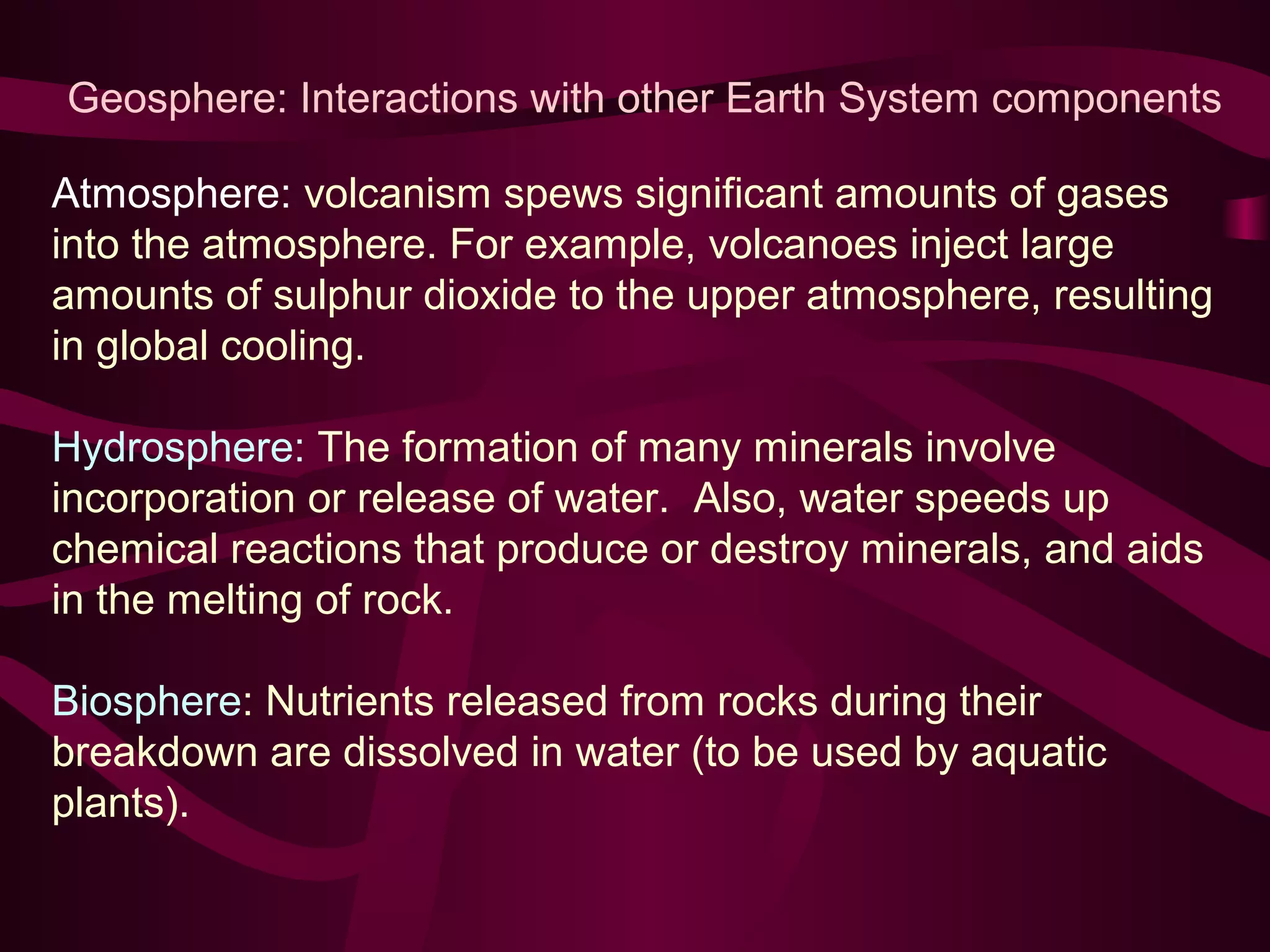 The earth system | PPT