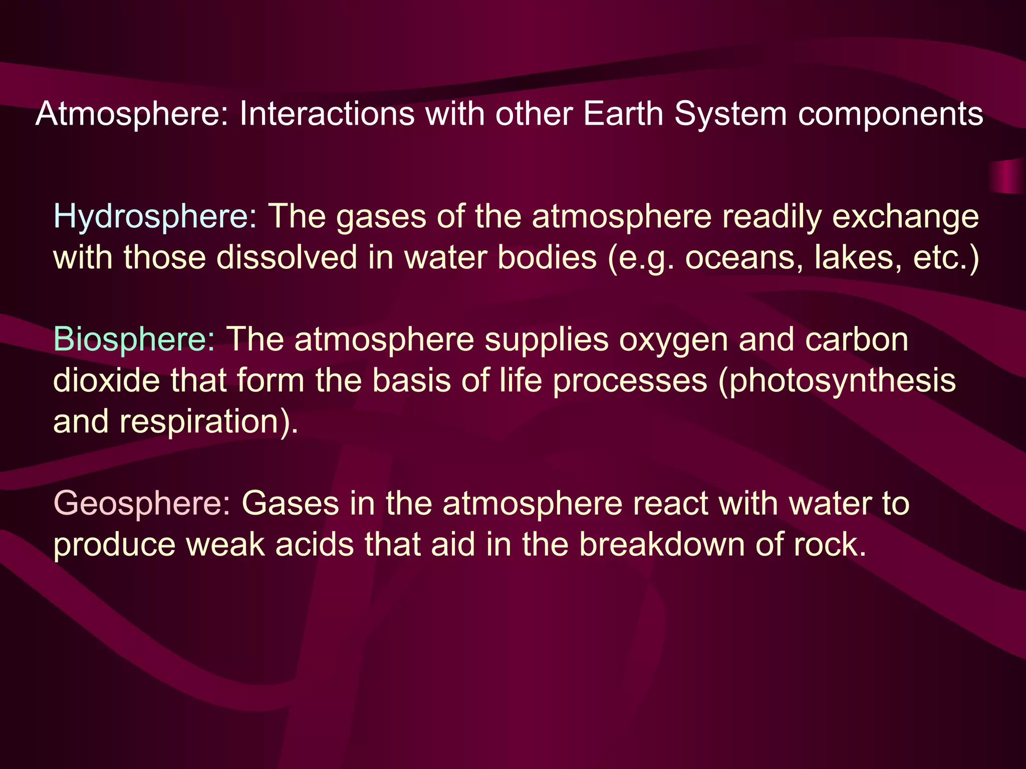 The earth system | PPT
