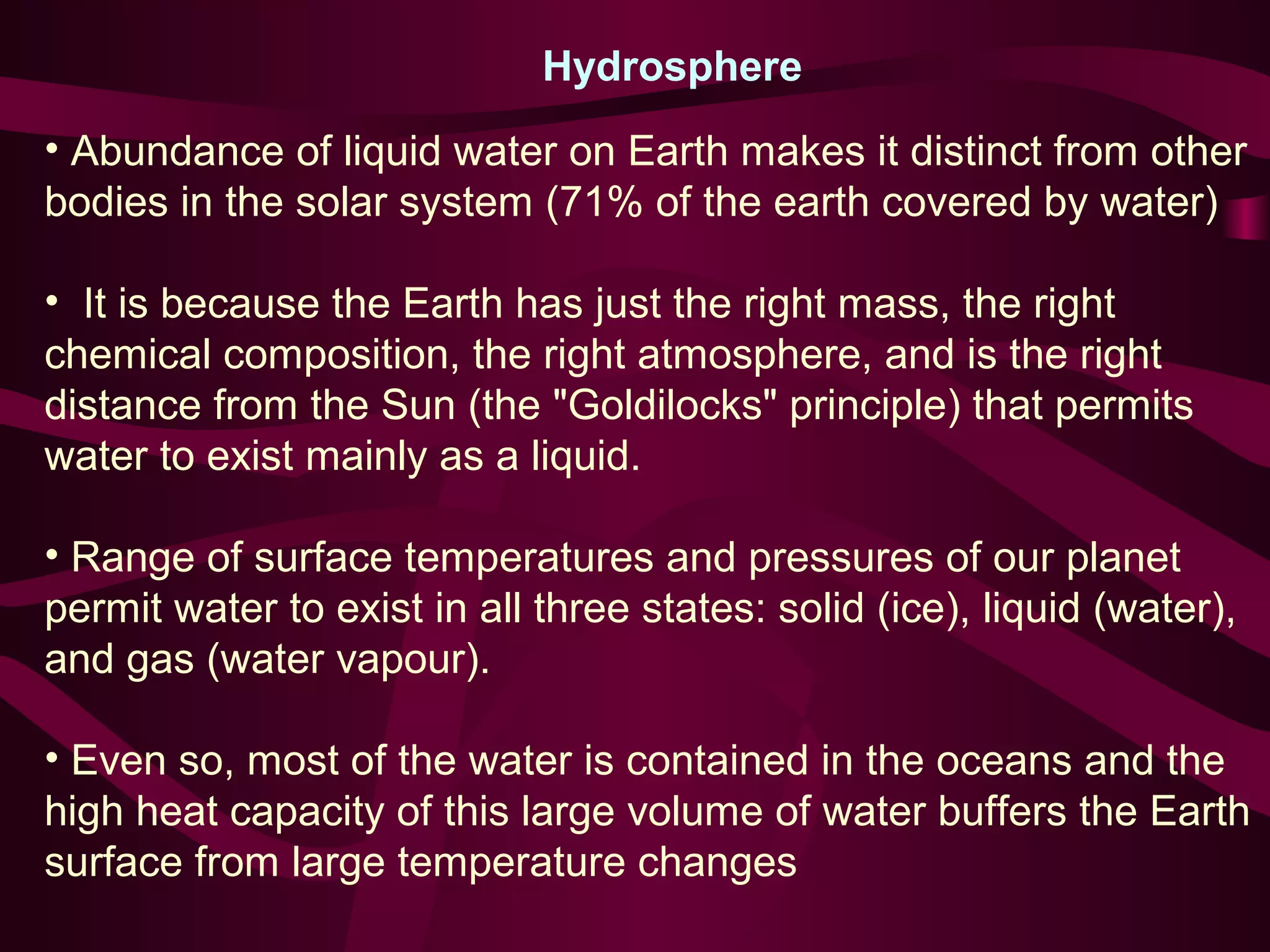 The earth system | PPT