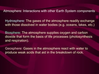 The earth system | PPT