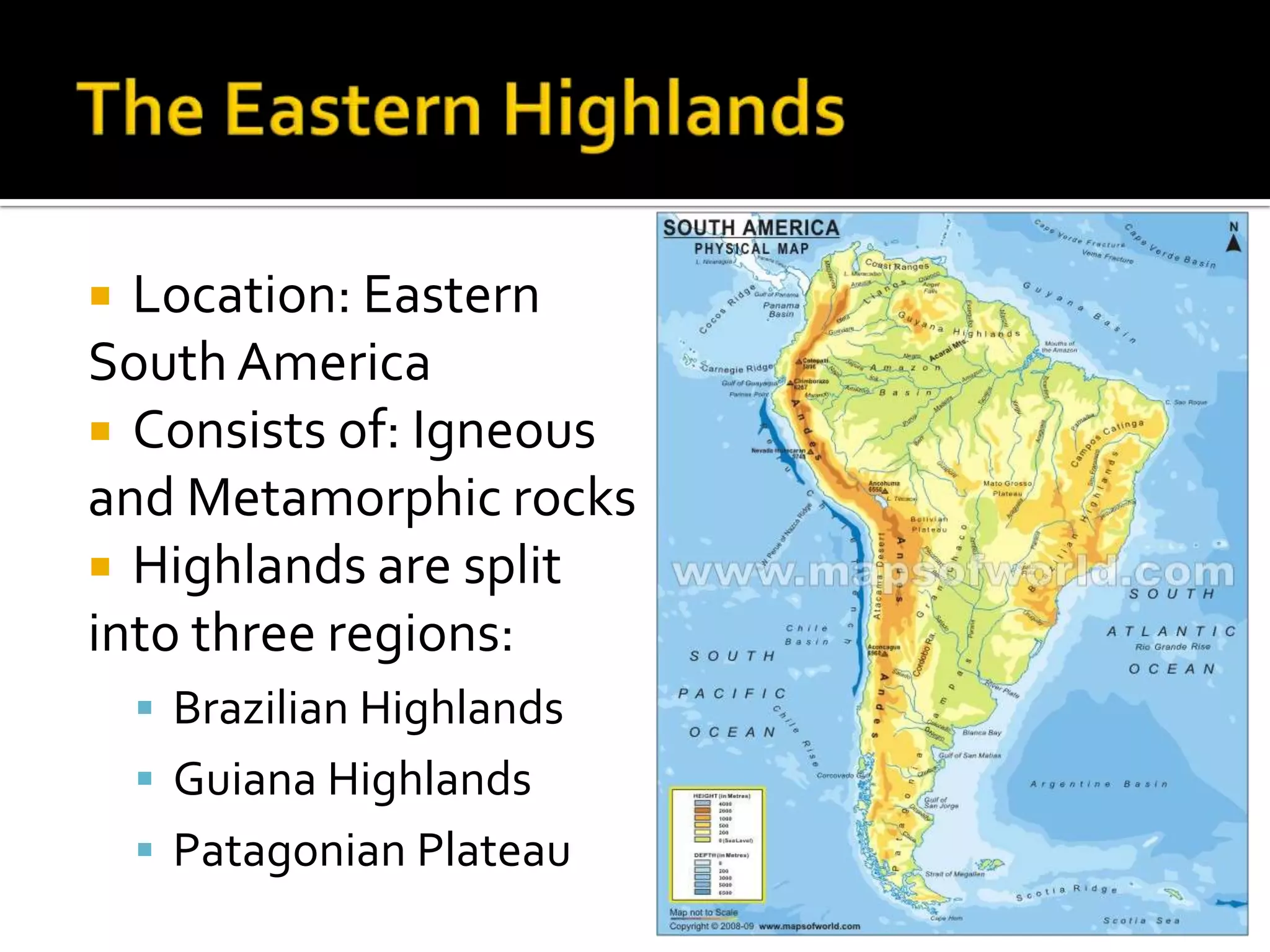 The Eastern Highlands | PPTX