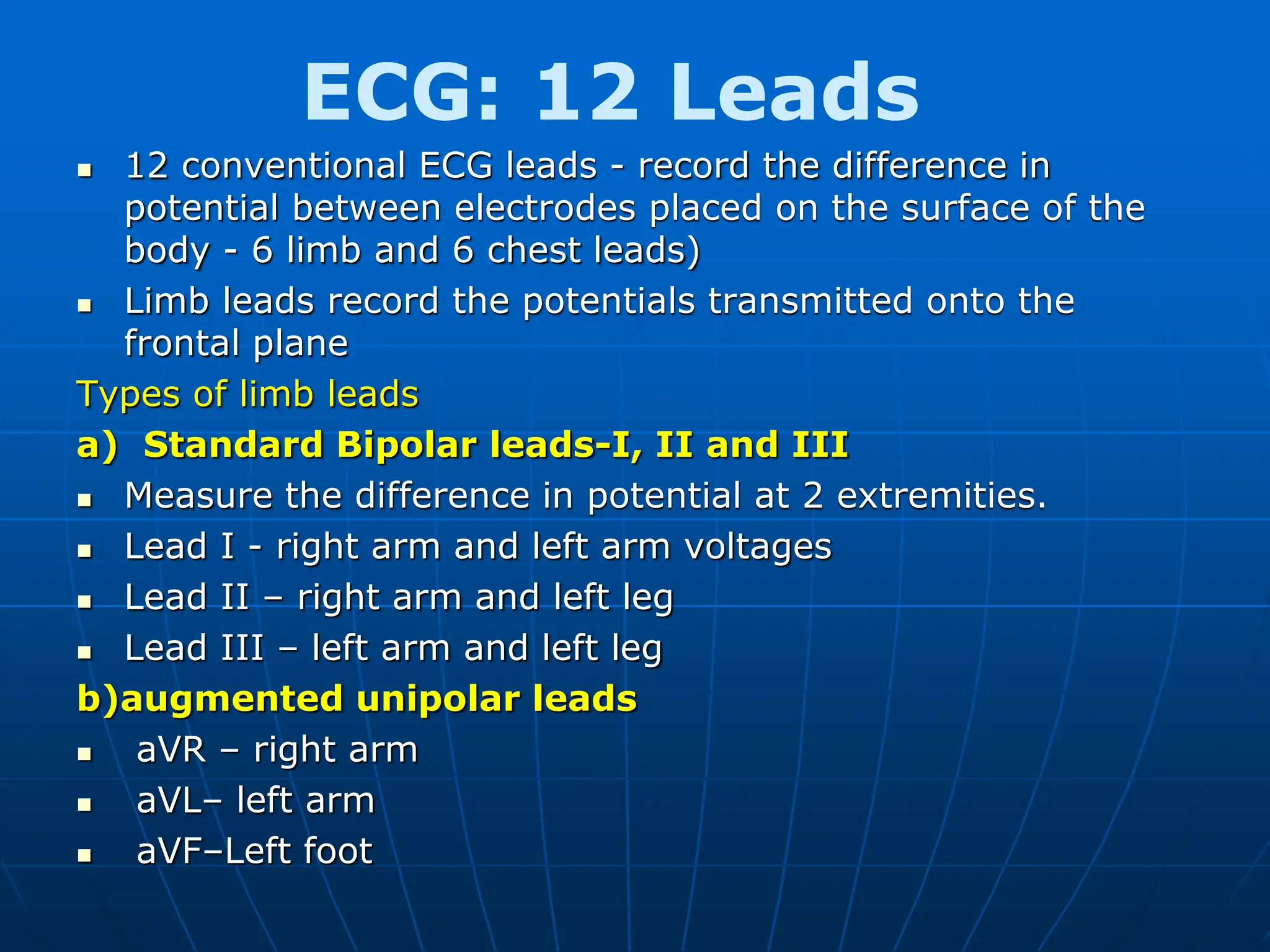 The ECG - lecture.ppt for medical students | PPT