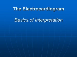The ECG - lecture.ppt for medical students | PPT