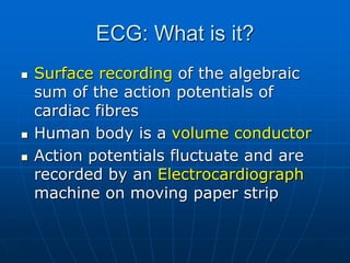 The ECG - lecture.ppt for medical students | PPT