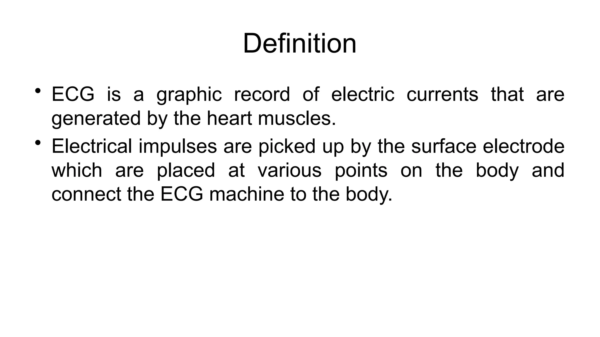 THE ECG 2025, physiological understanding | PPTX