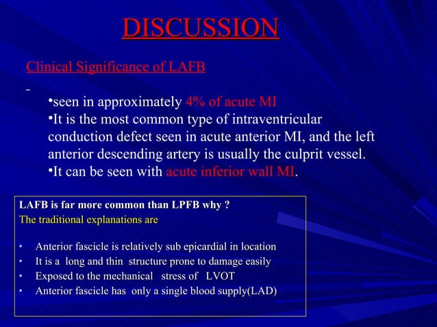 ECG: RBBB with LAFB | PPT