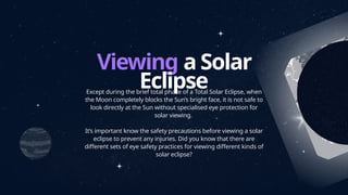 Comprehensive Guide to Solar and Lunar Eclipses with NASA Safety Tips ...