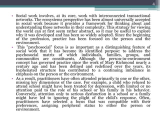 The ecological perspective in social work | PPTX