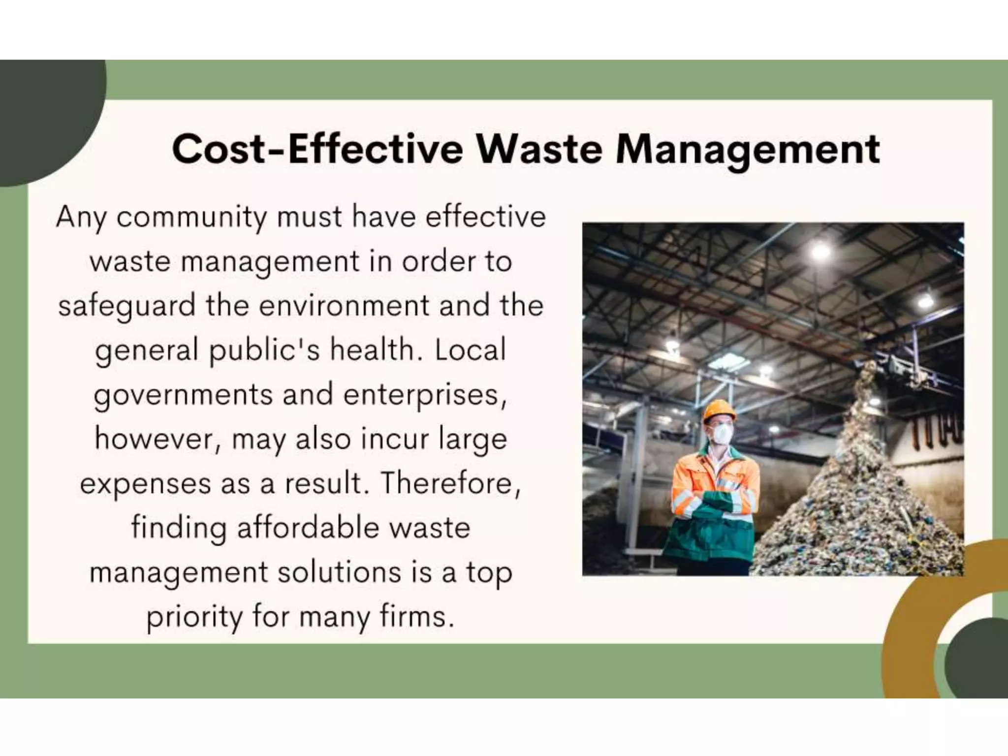 The Economic Benefits of Proper Solid Waste Management.pptx ...