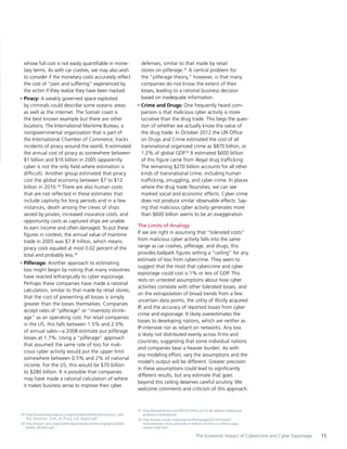 The economic impact of cybercrime and cyber espionage | PDF | Internet ...