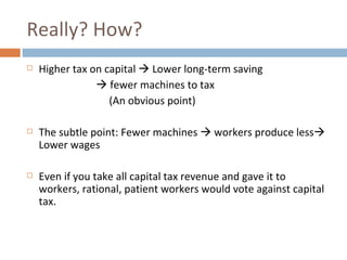 The Economic Impact Of Taxes | PPT