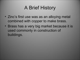 The economic importance of zinc | PPT