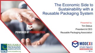 The economic side to sustainability with a reusable packaging system | PDF