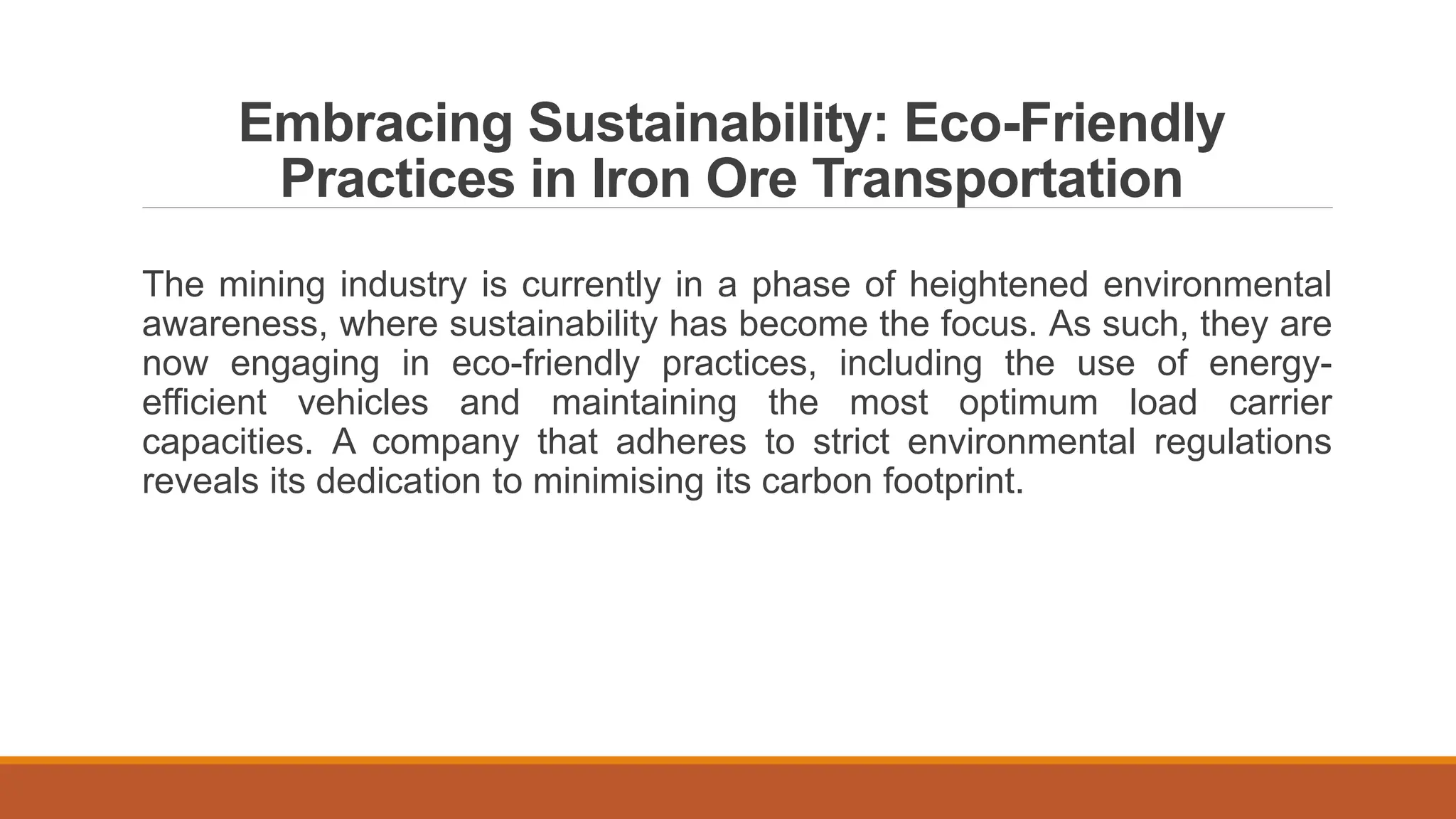 The Economics of Iron Ore Transportation.pptx