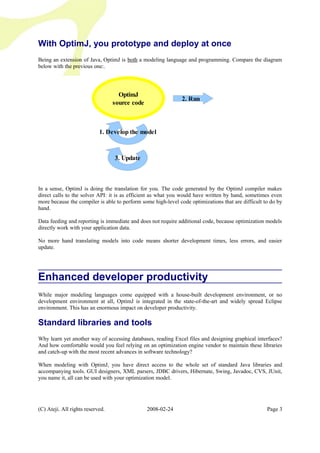 The Economics of OptimJ | PDF