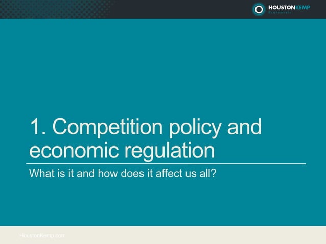 The economics of regulation 2020 week 3 - examples of regulated ...