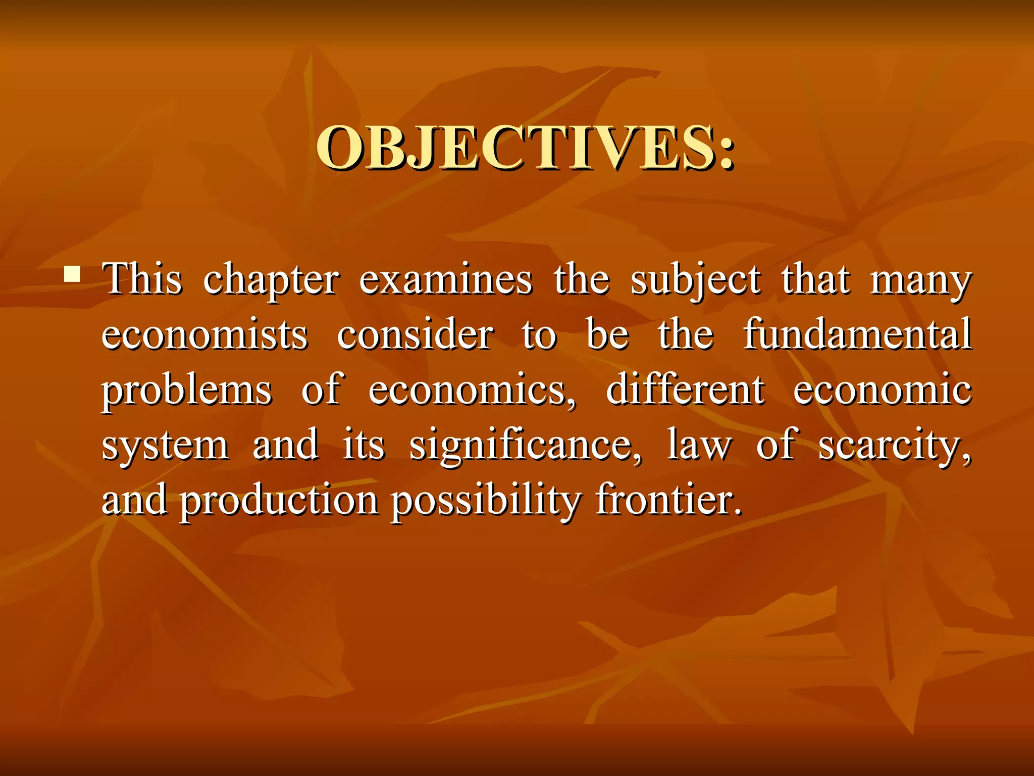 The Economic System | PPT