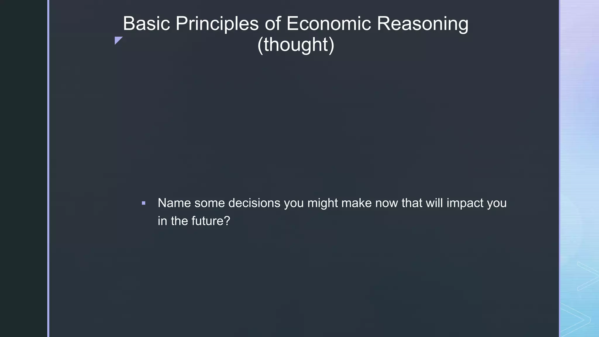 The Economic Way of Thinking, part 2 | PPTX