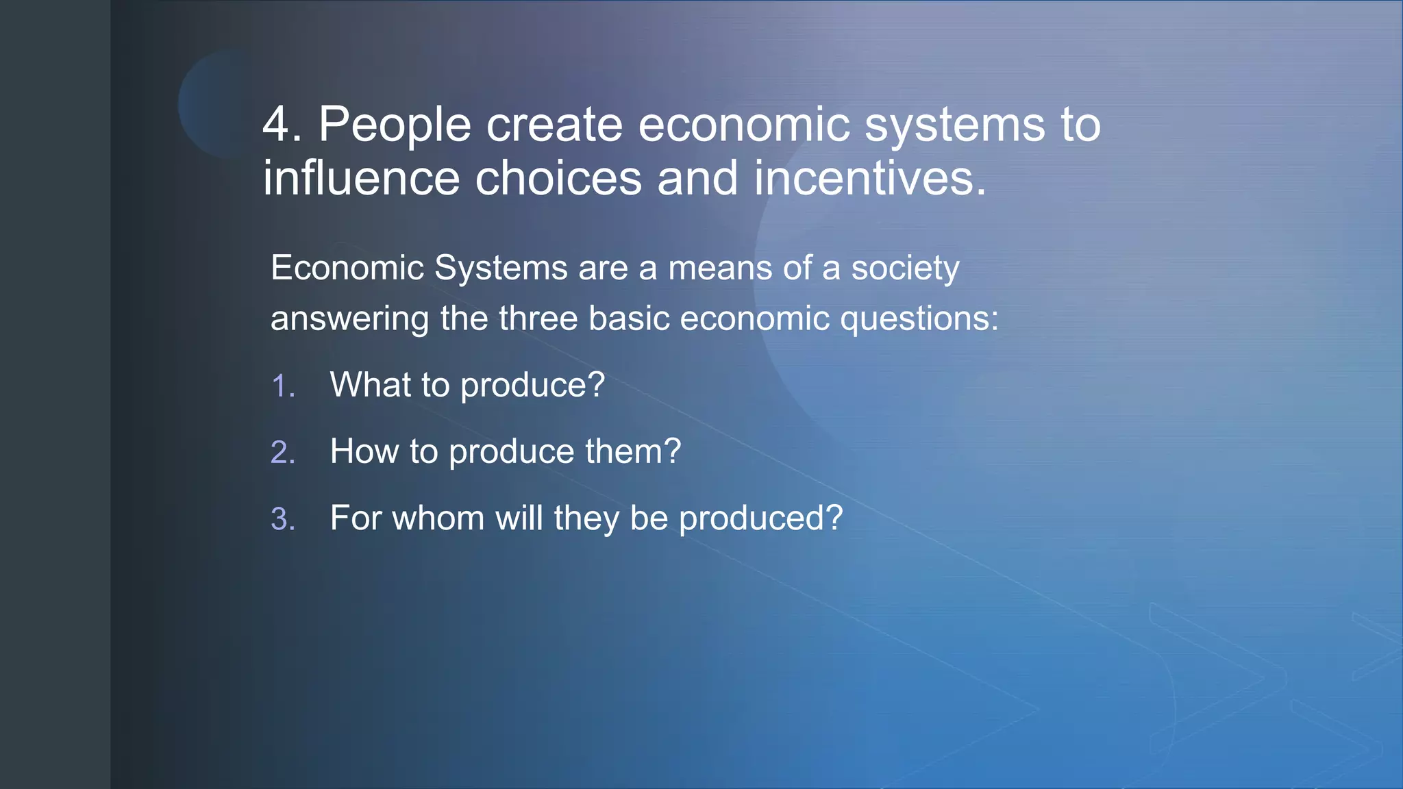 The Economic Way of Thinking, part 2 | PPTX