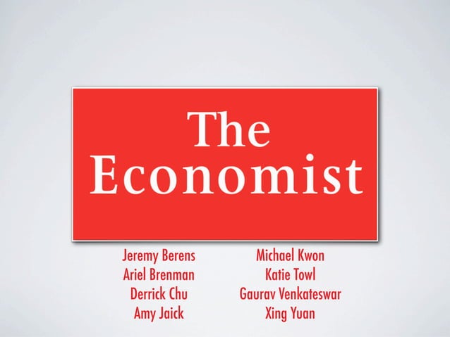 The Economist Brand Strategy Presentation | PDF | Advertising Industry ...