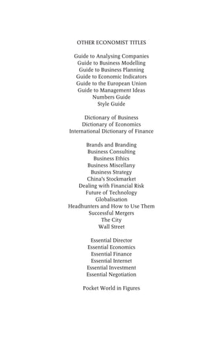 The economist guide to the financial markets | PDF