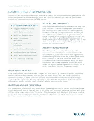 The Ecova Blueprint - Total Energy and Sustainabiliity Management | PDF