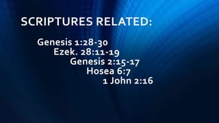 The edenic covenant. | PPTX