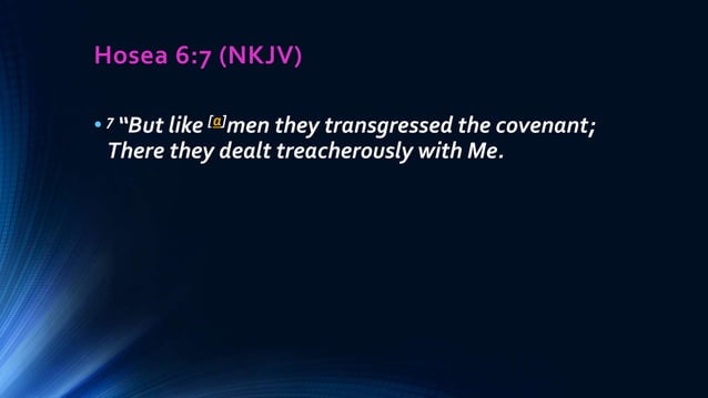 The edenic covenant. | PPTX