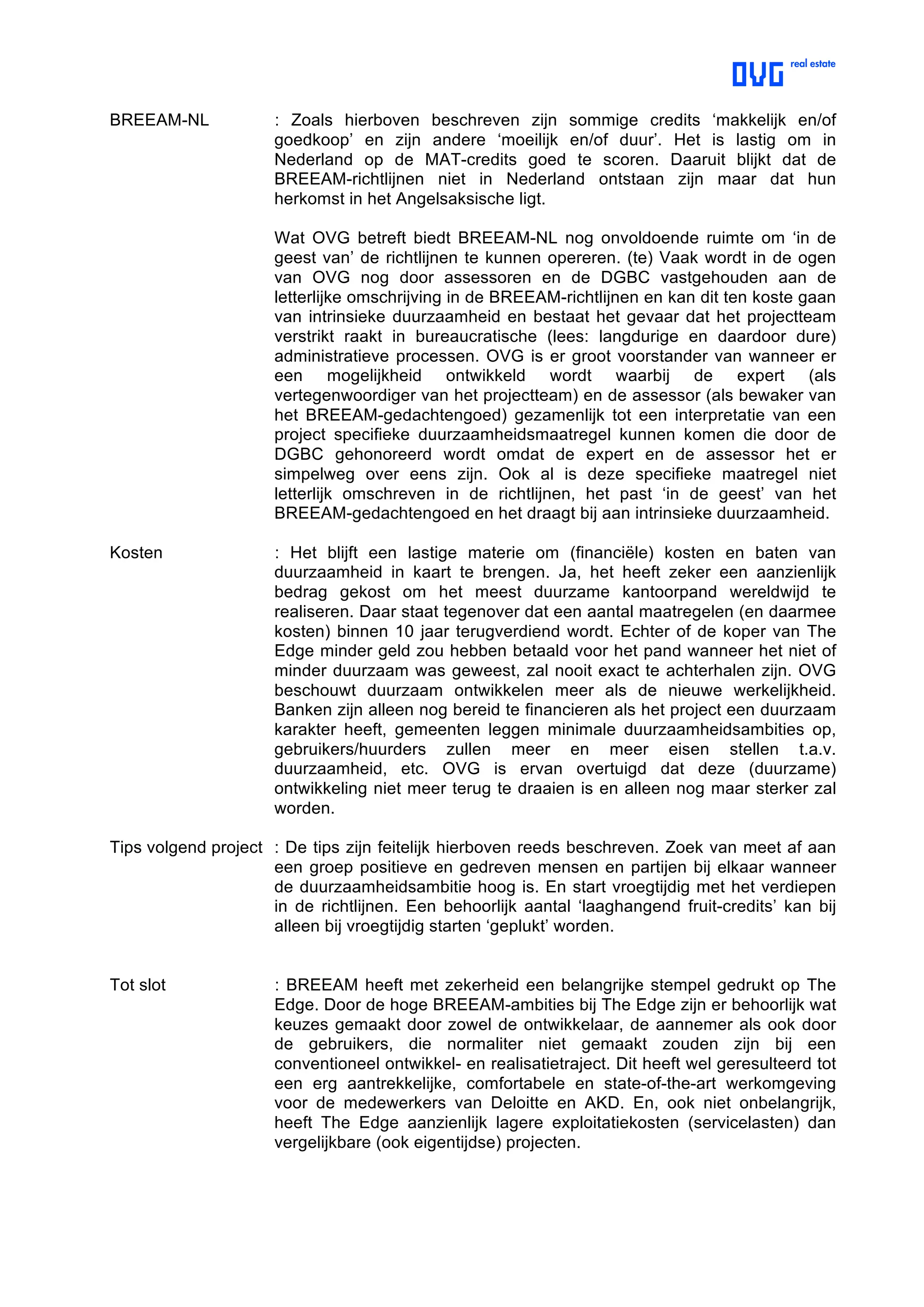 The Edge BREEAM | PDF