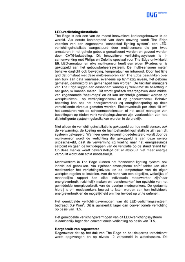 The Edge BREEAM | PDF