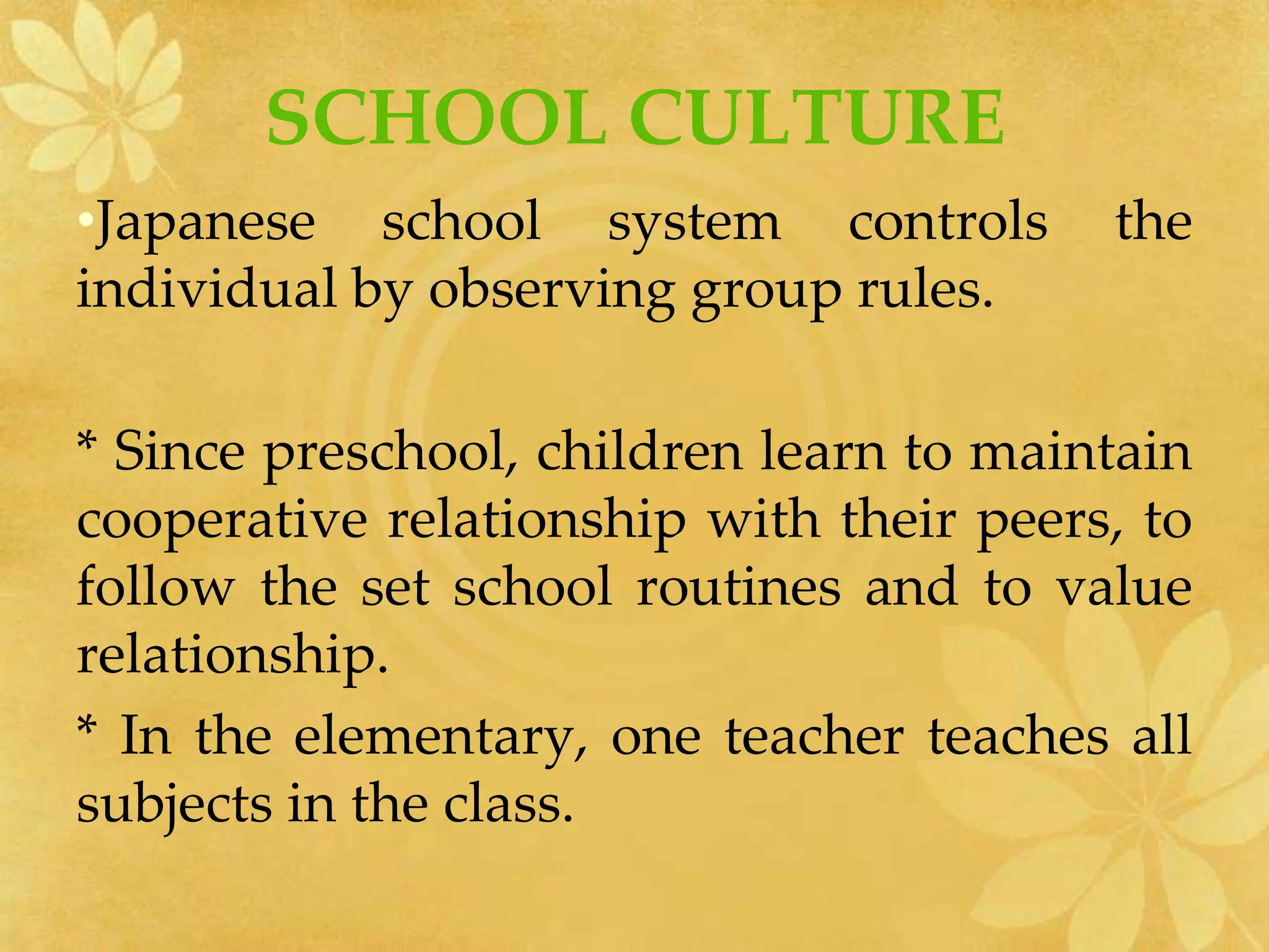 The Educational System in Japan | PPTX