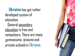 The educational systen of Ukraine | PPT