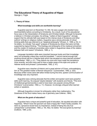 The educational theory_of_augustine_of_hippo | PDF