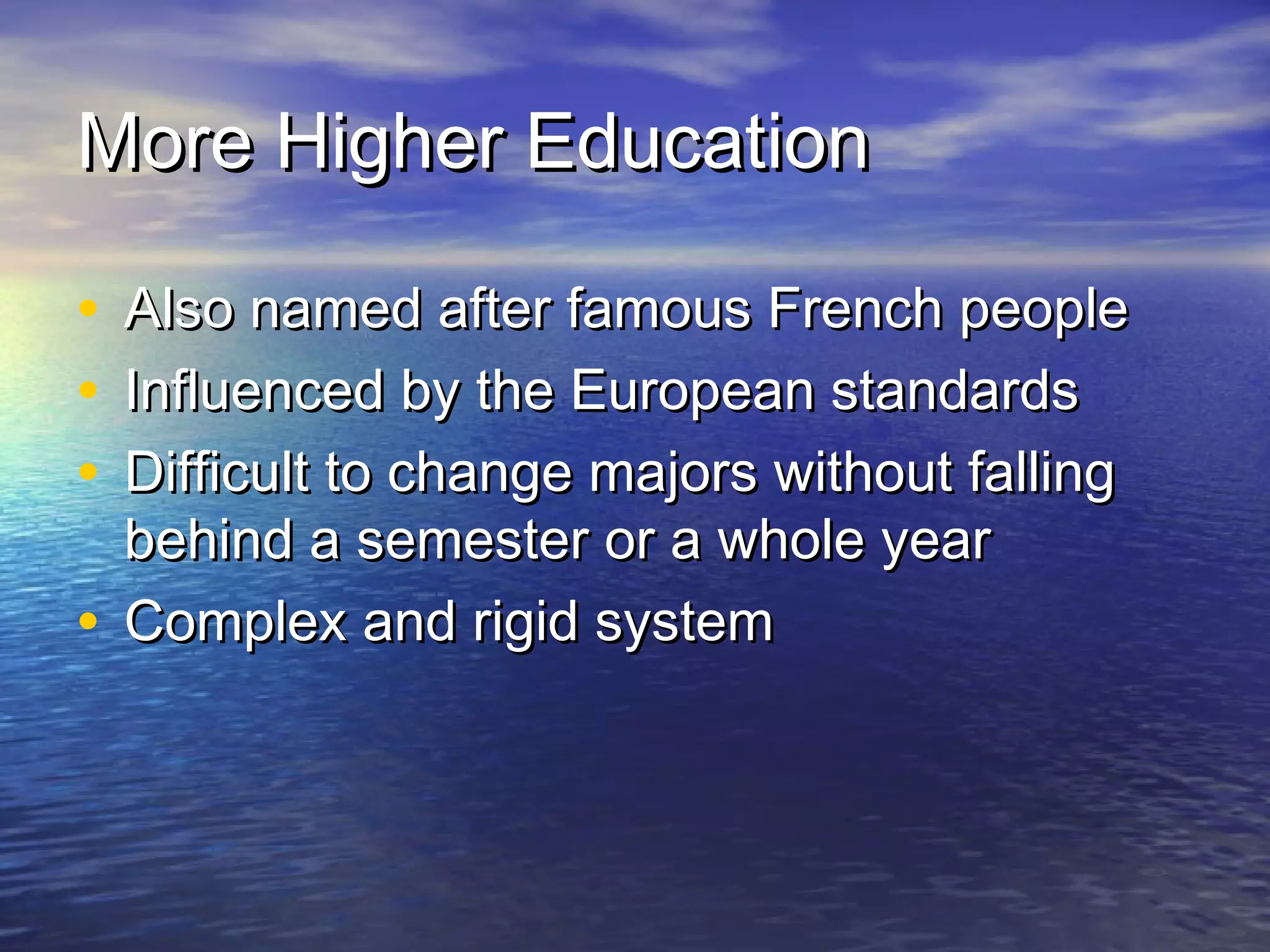 The education system in france | PPT