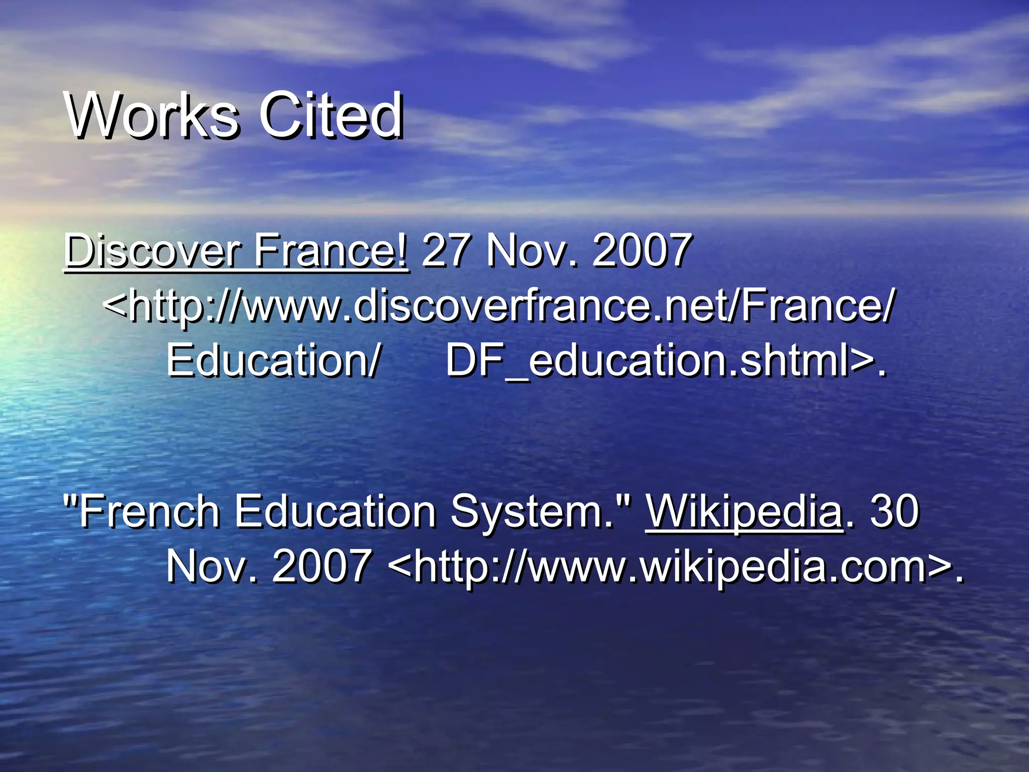 The education system in france | PPT