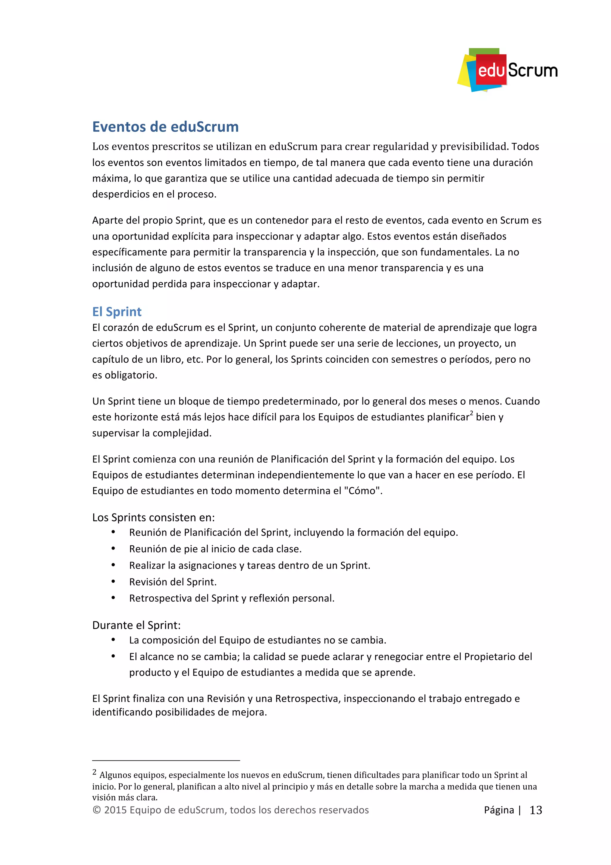 The edu scrum_guide_es_versie_1.2 | PDF
