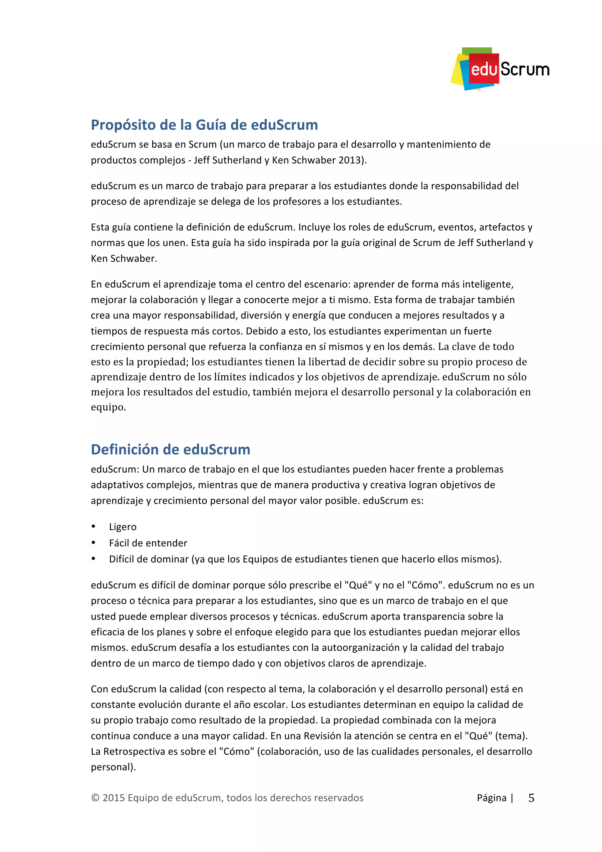 The edu scrum_guide_es_versie_1.2 | PDF