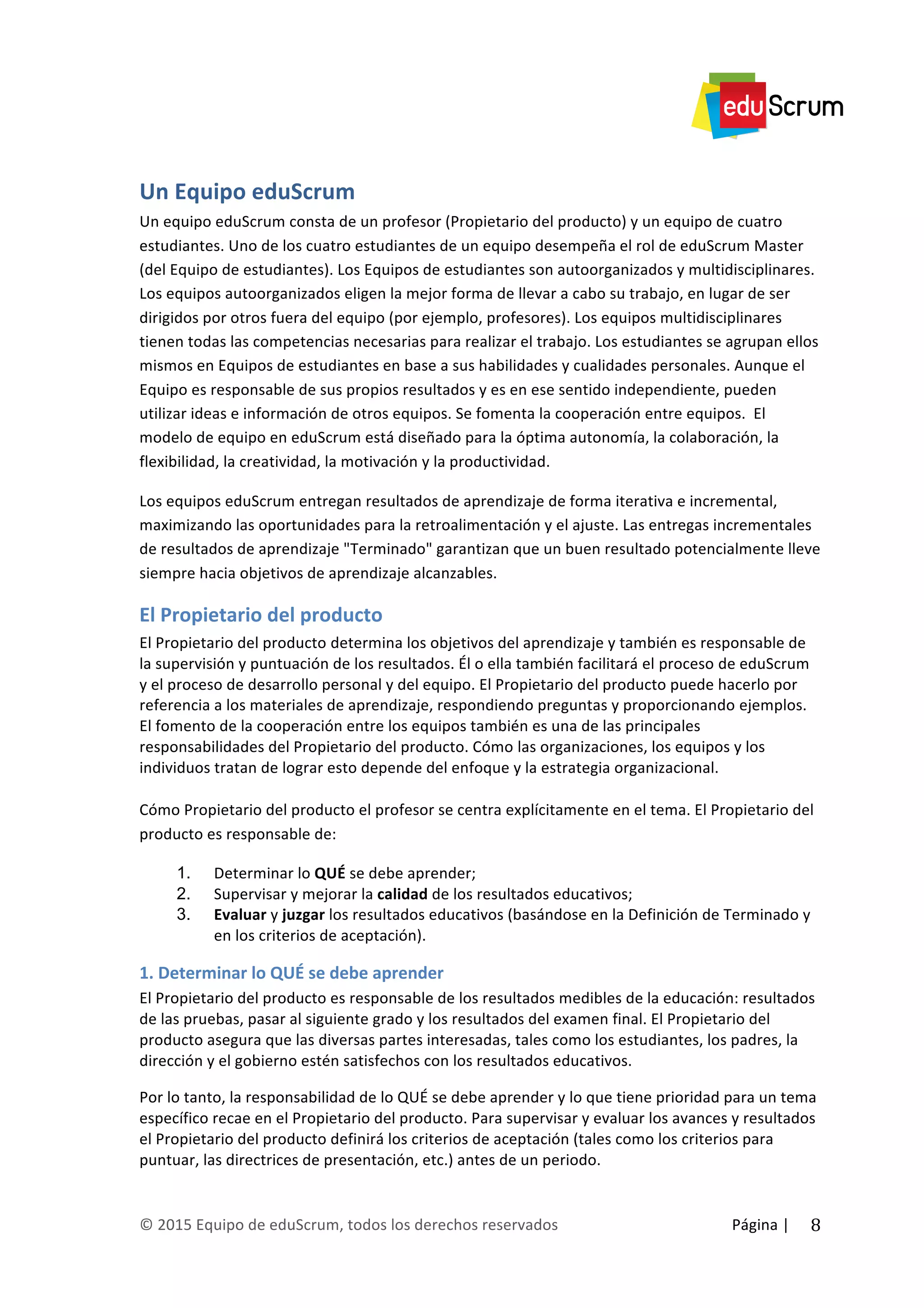 The edu scrum_guide_es_versie_1.2 | PDF