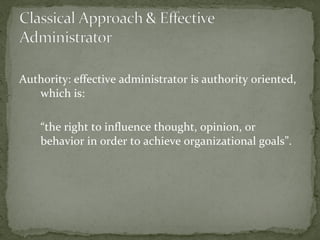 The effective administrator | PPT