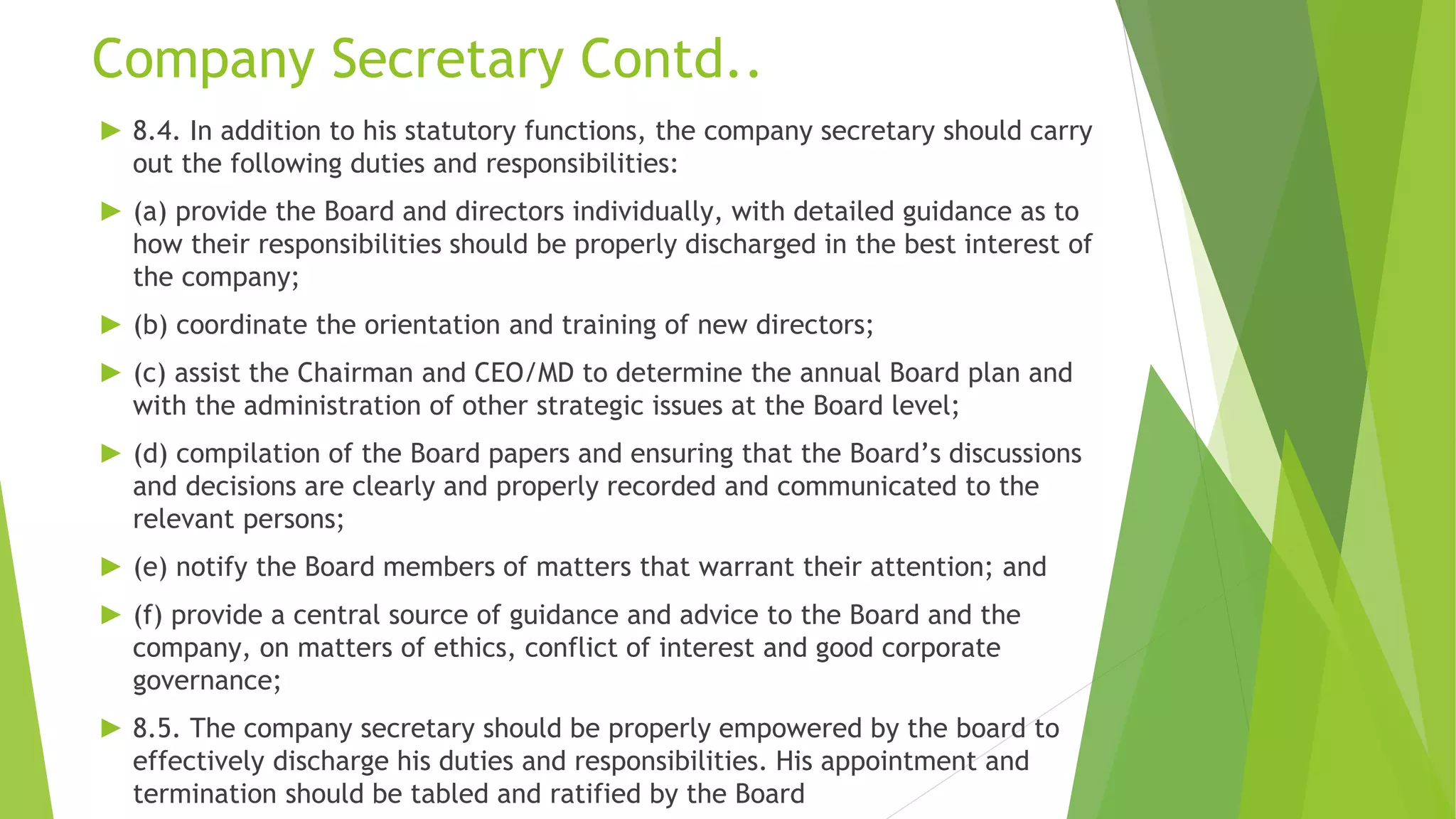 The effective board composition and structure | PPTX